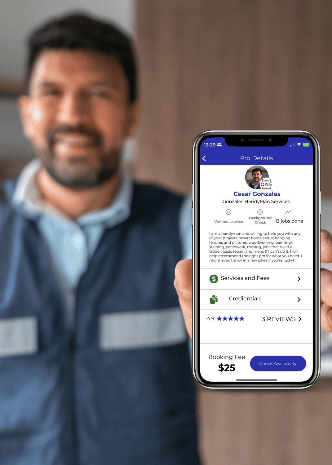 OneBook Pro - Join As A Pro